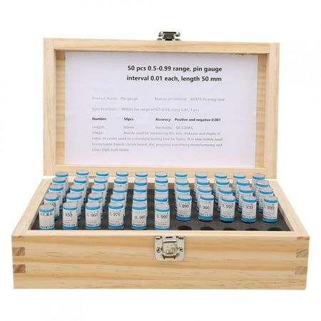 Metric Plug Gage, Clear Scale Plug Gage Set, 58-63HRC 50pcs For ...