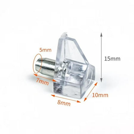 40 Pieces Shelf Support Studs, 5mm Hole Diameter 60kg Load For Storage ...