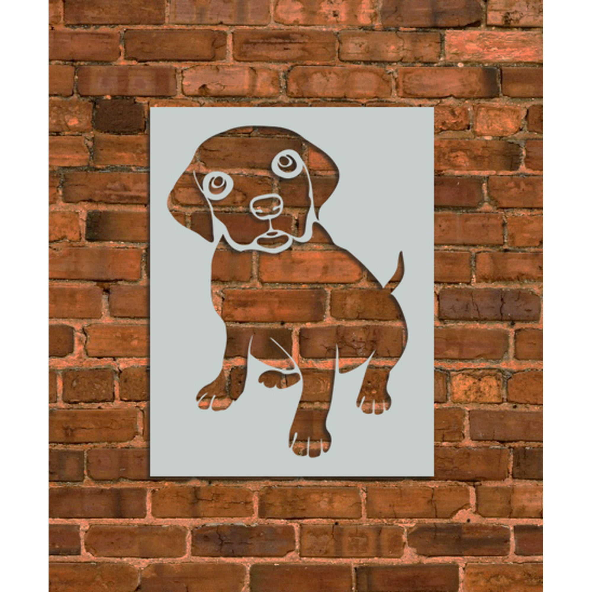 Puppy Stencil