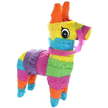 GIFTEXPRESS 6 Pack 4"X7" Mini Donkey Pinatas, Little Rainbow Donkey ...