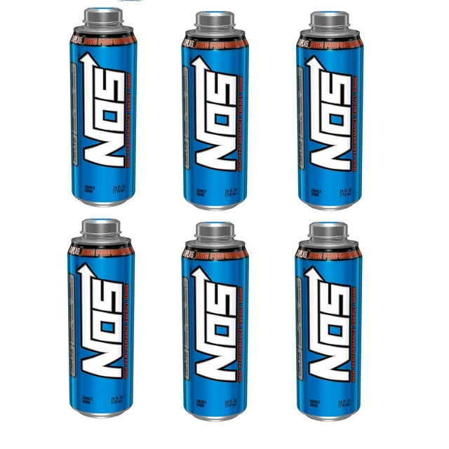 NOS High Performance Energy Drinks (24fl.oz Original) Twist Top Cans ...