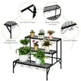 Resenkos Raised Planter Stand, Large Space Flower Rack Shelf,3 Tiers ...