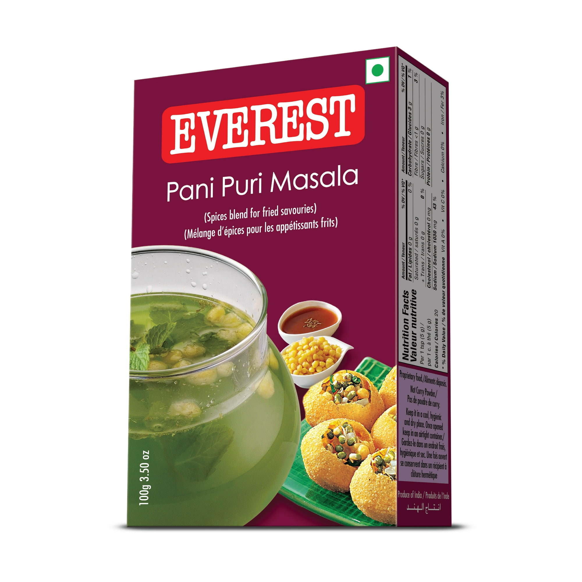 Click here for Everest Pani Puri Masala  100g 100 G prices