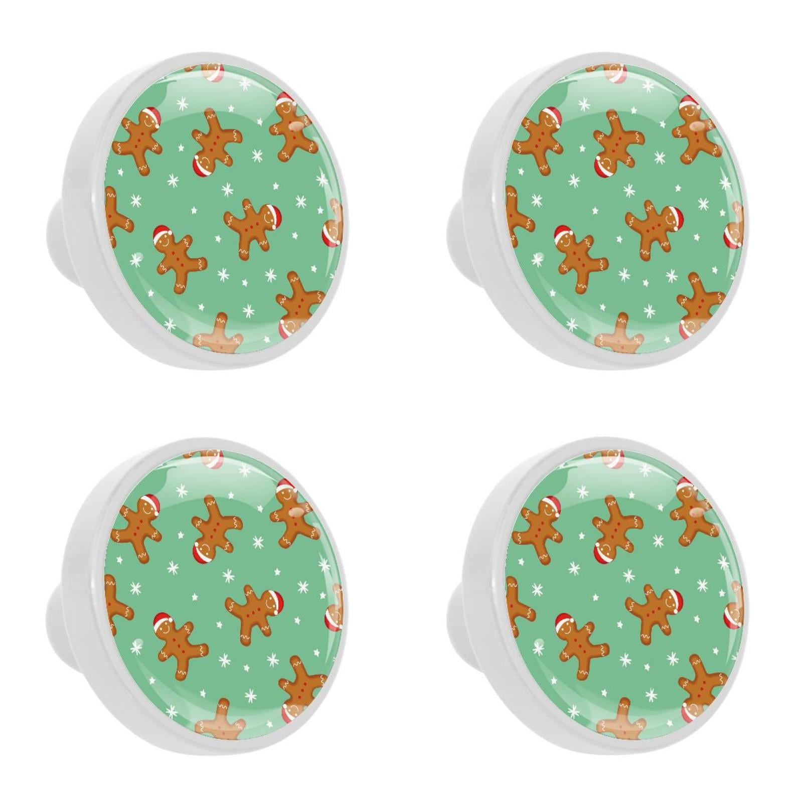 4 Pcs Gingerbread Man Knobs for Kitchen Cabinet Cupboard Dresser ...