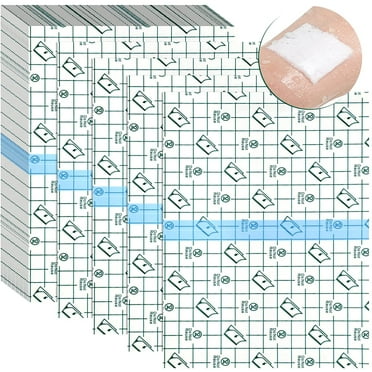 Inject-Safe Sterile White Round Injection Barrier Strip Bandages, 1.375 ...