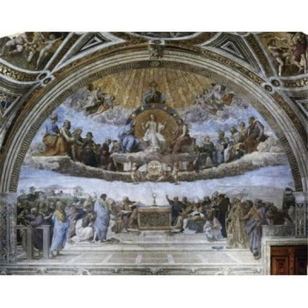 La Disputa, Disputation of The Holy Sacrament 1508-11 Raphael, 1483 ...