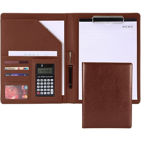 Handsome PU Leather Business Portfolio Folder,Resume Folder-Interview ...