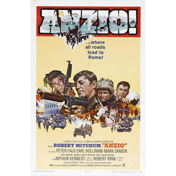 Anzio - movie POSTER (Style B) (11" x 17") (1968) - Walmart.com