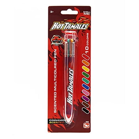 Hot Tamales 1ct Rainbow Pen - Cinnamon Scented Pen - Red Dot 10 ...