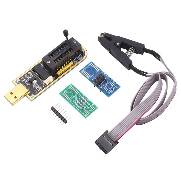 Ch341A Programmateur Usb Eeprom Bios Flasher Circuits Logiques Programmables avec Clip Flash ...