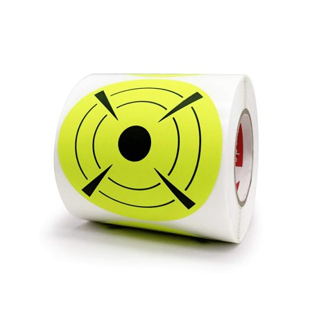 3 Inch Round Adhesive Target Pasters Fluorescent Shooting Targets ...