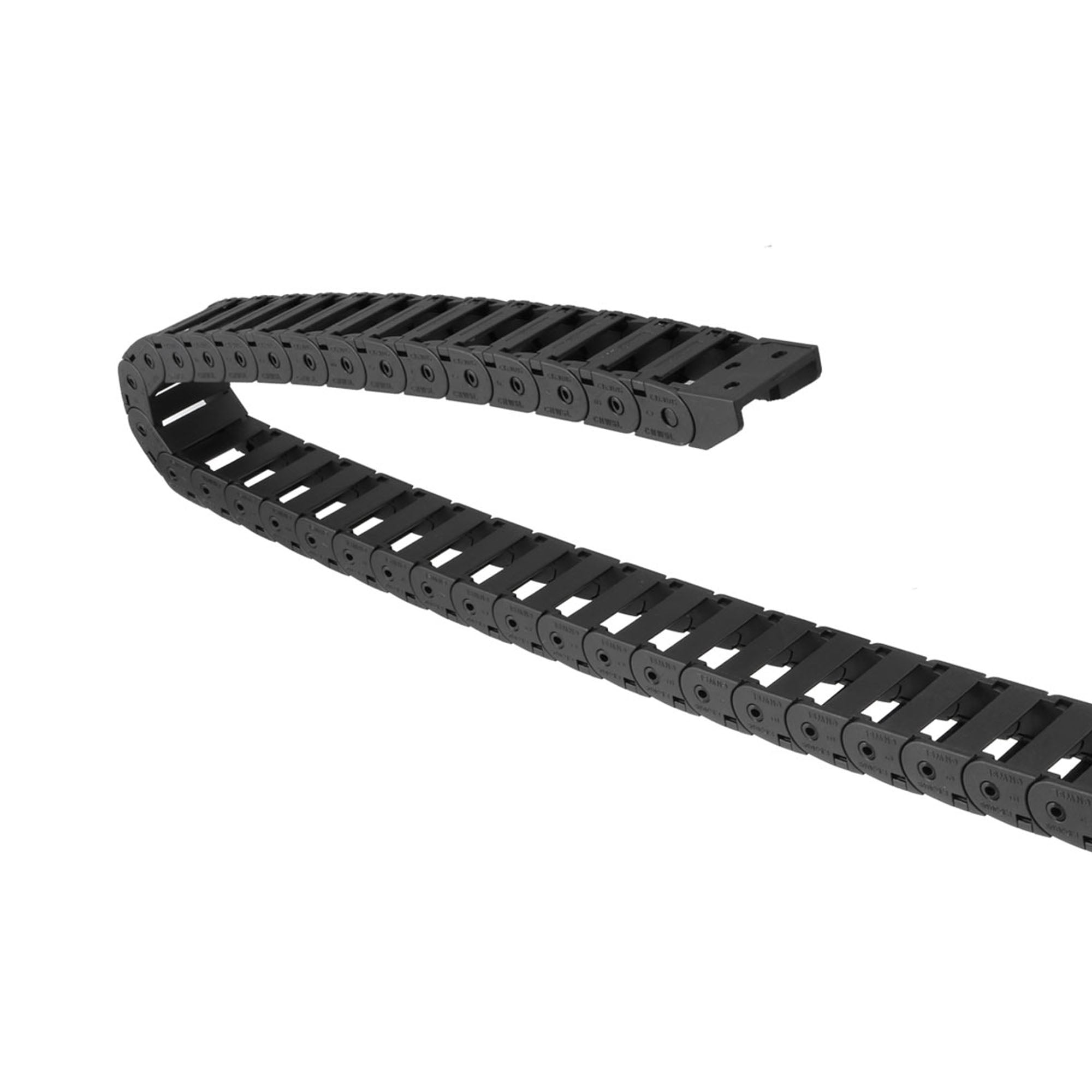 Drag Chain Cable Carrier Open Type with End Connectors 15X30mm 1 Meter ...