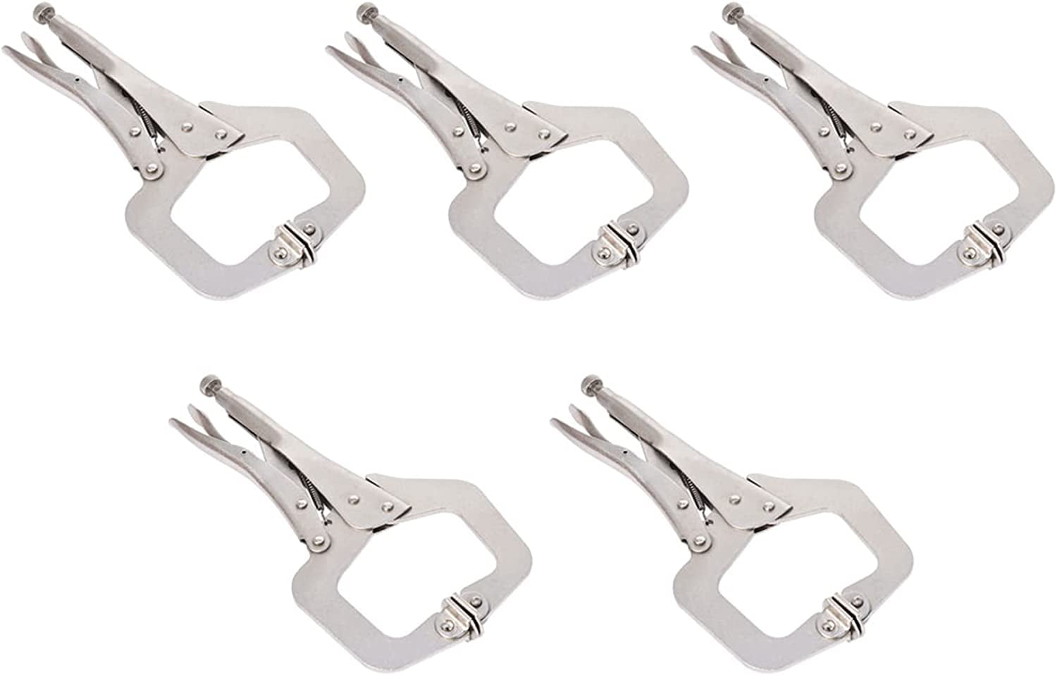 ALL-CARB 5Pcs 11 Inch C-Clamp Locking Pliers C-Clamp Locking C-Clamp ...