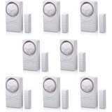 GE Personal Security Window/Door Alarm, 4-Pack, Battery Operated, 45174 ...