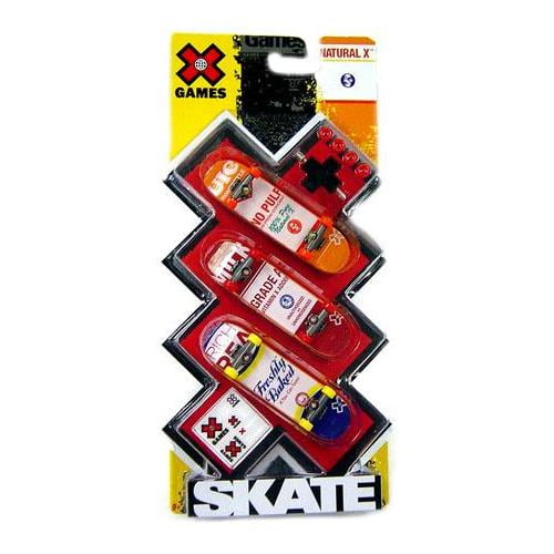 X Games Extreme Sports Grocery Labels Mini Skateboard 3-Pack - Walmart.com