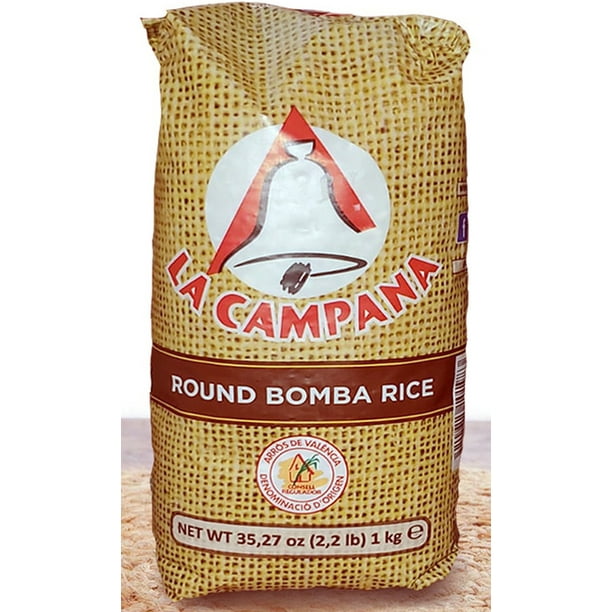 Paella Bomba Rice 2.2 lbs (1 kilo) Imported from Spain By La Campana ...