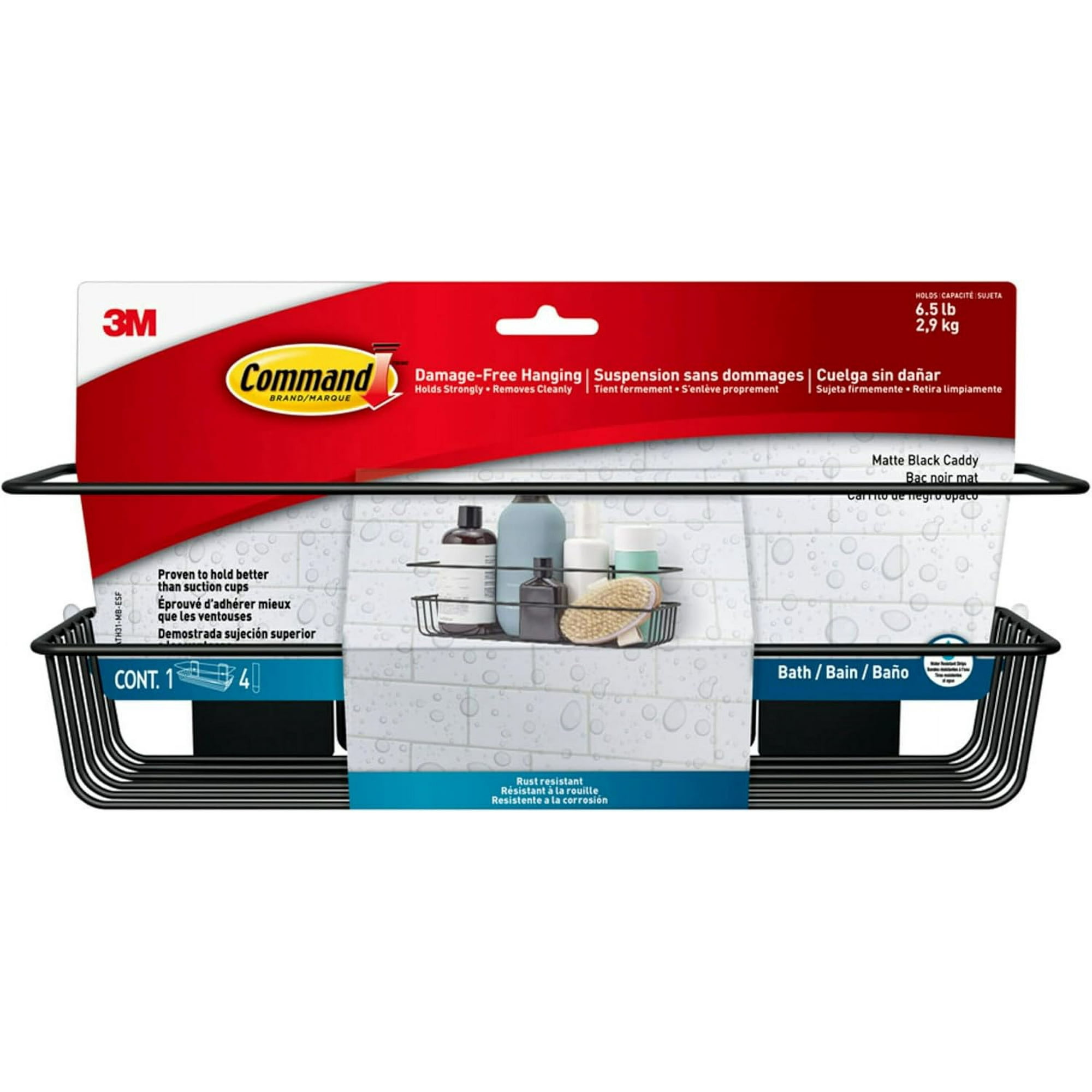 Click here for Biwat Shower Caddy Matte Black With Water Resistan... prices