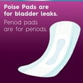Poise Ultra Thin Postpartum Incontinence Pads, Light Absorbency ...