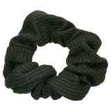 Goody Ouchless Hair Scrunchies, Gentle Black Fabric Hair Ties, 8 Count ...