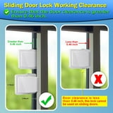 SkyAuks Sliding Glass Door Child Lock, 2 Pcs Child Safety Sliding Glass ...