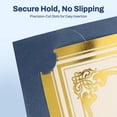 Certificate Holders(navy Blue 50 Packs) Diploma Covers Foil Border For ...