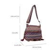 Boho Purses for Women, Large Capacity Korean Style Denim Tassel Casual ...