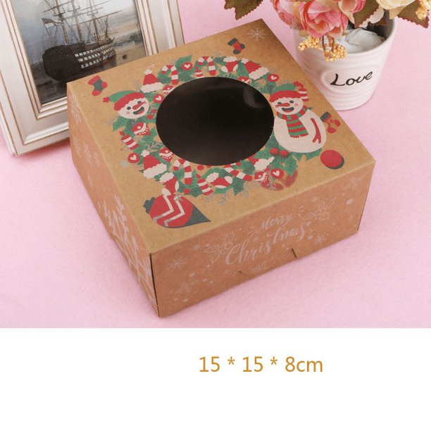 12 packs of Christmas baked small pastry boxes, packed in cardboard ...