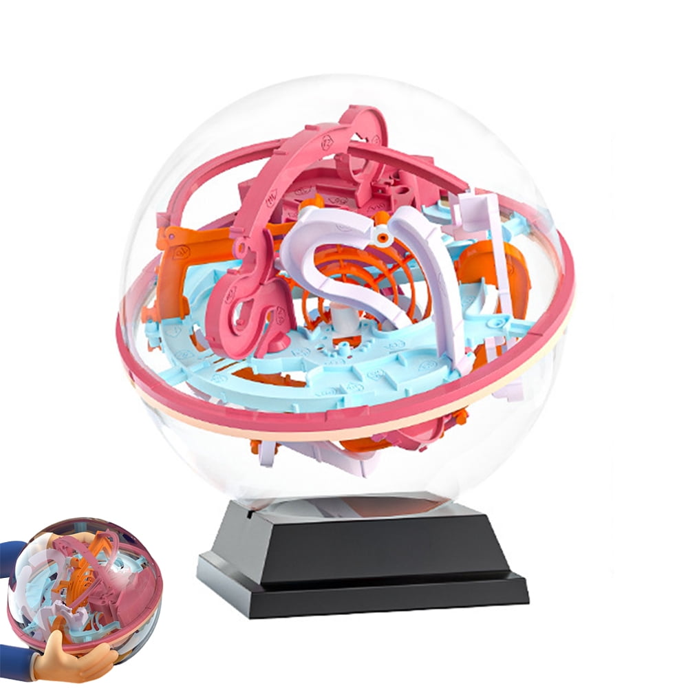 FUNNYFAIRYE 3D Spherical Maze Intellect Ball Balance Game Magical ...