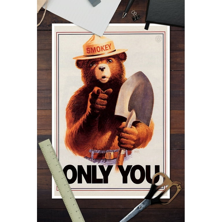 Smokey The Bear Poster