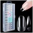Gelike Ec Press On Nails 240pcs Clear Short Squoval Full Cover Nail