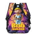 Bob The Builder Backpack Lightweight Bookbag Casual Daypack For Women ...