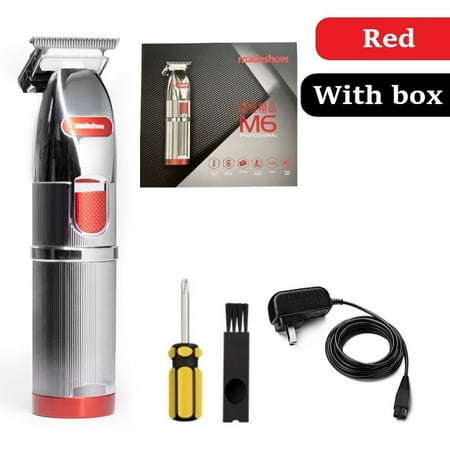 MADESHOW M6 Professional Finishing Hair Clipper Cordless Hair Trimmer ...