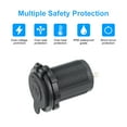 12V Cigarette Lighter Socket Adapte Plug Automobile Marine Motorcycle ...