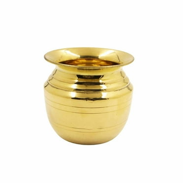 Kalsa Parai Puja Accessory Gifts Pooja Thali Om Gayatri Mantra Brass ...