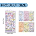 3D Puffy Stickers Cute Sticker Resin Funny Kawaii Stickers For Water ...