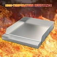 Stainless BBQ Cooking Griddle, Universal Flat Griddle for Charcoal/Gas ...