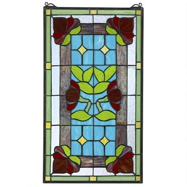 Design Toscano Horta Tiffany-Style Stained Glass Window - Walmart.com