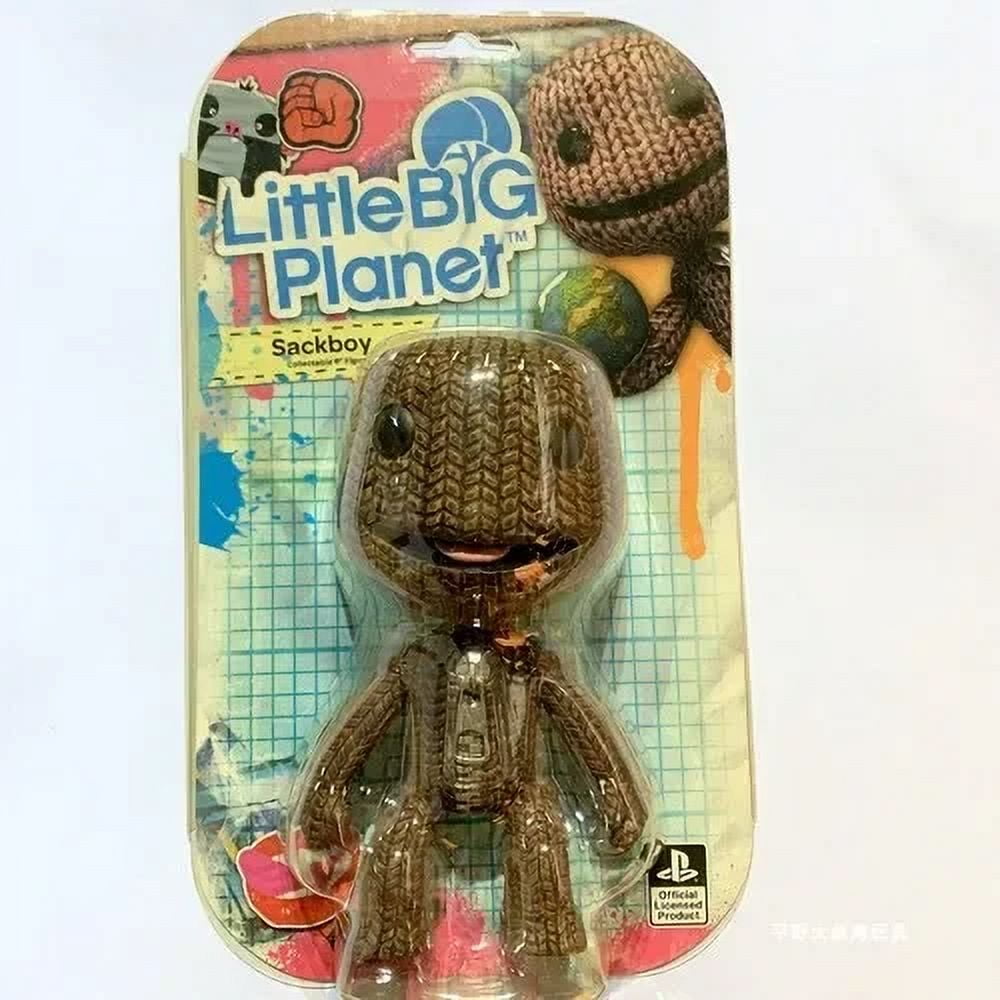 Figura de acción de Sackboy afro Sackbot, modelo de juguete, llavero ...