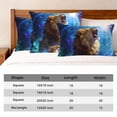 Aesthetic Lions Throw Pillow Covers 16 x 16 Inch Pillow Covers Set of 2 ...