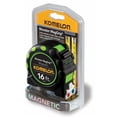 Komelon 7116; 16' x 1" Magnetic MagGrip Pro Tape Measure, Yellow/Black ...