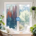 Abstract Trees Forest Silhouette Window Privacy Film, Rainbow Film ...