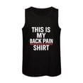 Back And Body Hurts Men's Tank Top Muscle Workout Gym Sleeveless T ...