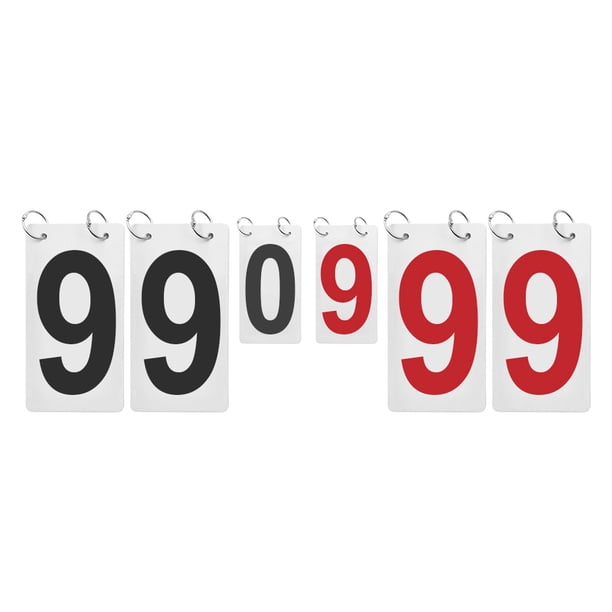 GOGO Plastic Sports Score Reporter from 0-99, Double Sides Flipper ...