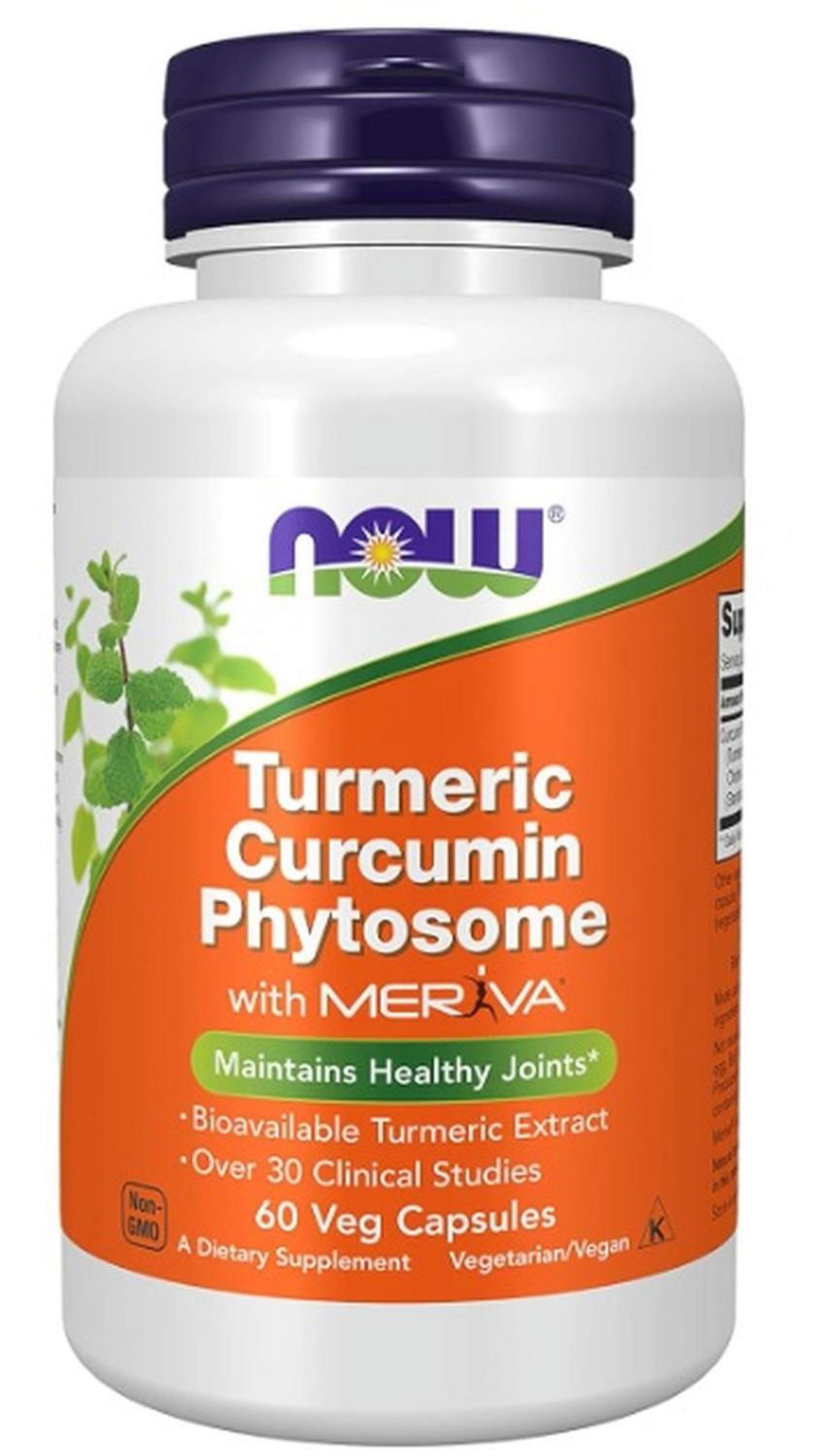 Cúrcuma Now Turmeric Curcumin Phytosome 60 Cápsulas | Walmart en línea