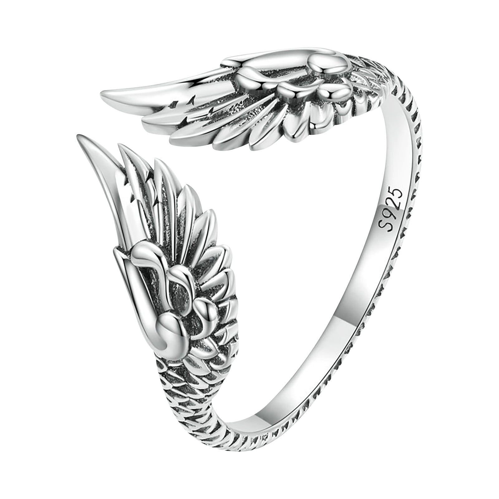 Click here for Nuoko Finger Ring S925 Sterling Silver Opening Rin... prices