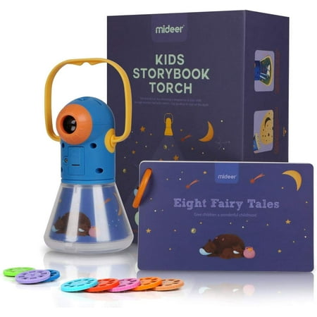 Multifunctional Story Projection Flashlight Torch, Kids Sleep Bedtime ...
