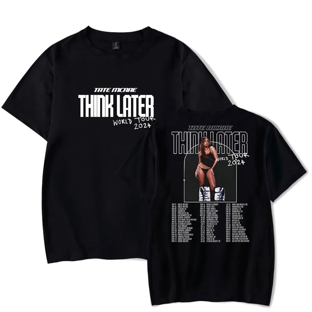 Click here for Cydzswyxgs Tate Mcrae T-Shirt 2024 Think Later Wor... prices