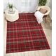 Red Farmhouse Plaid Area Rug by Pinewood Grove - Walmart.com