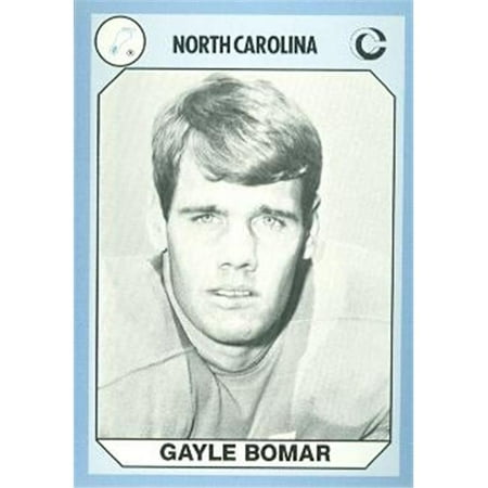 Gayle Bomar Football Card (North Carolina) 1990 Collegiate Collection ...