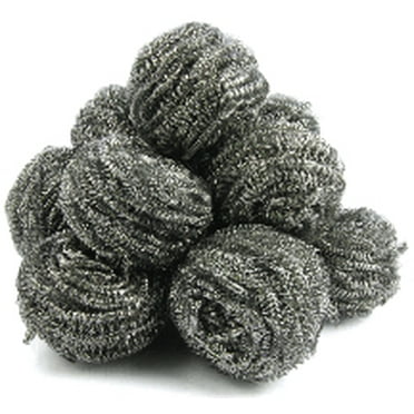 stainless steel scrubber ball, 105gram, comes in dozen - Walmart.com